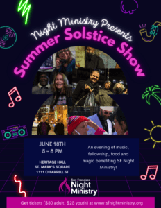 People giving people emotional support and spiritual care at night